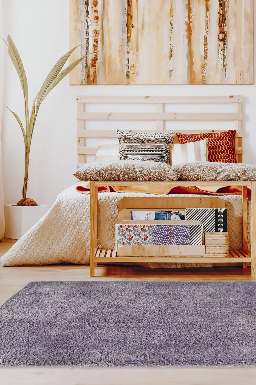 Snug Melrose PLAIN LILAC Purple Rug — RugsDirect Online