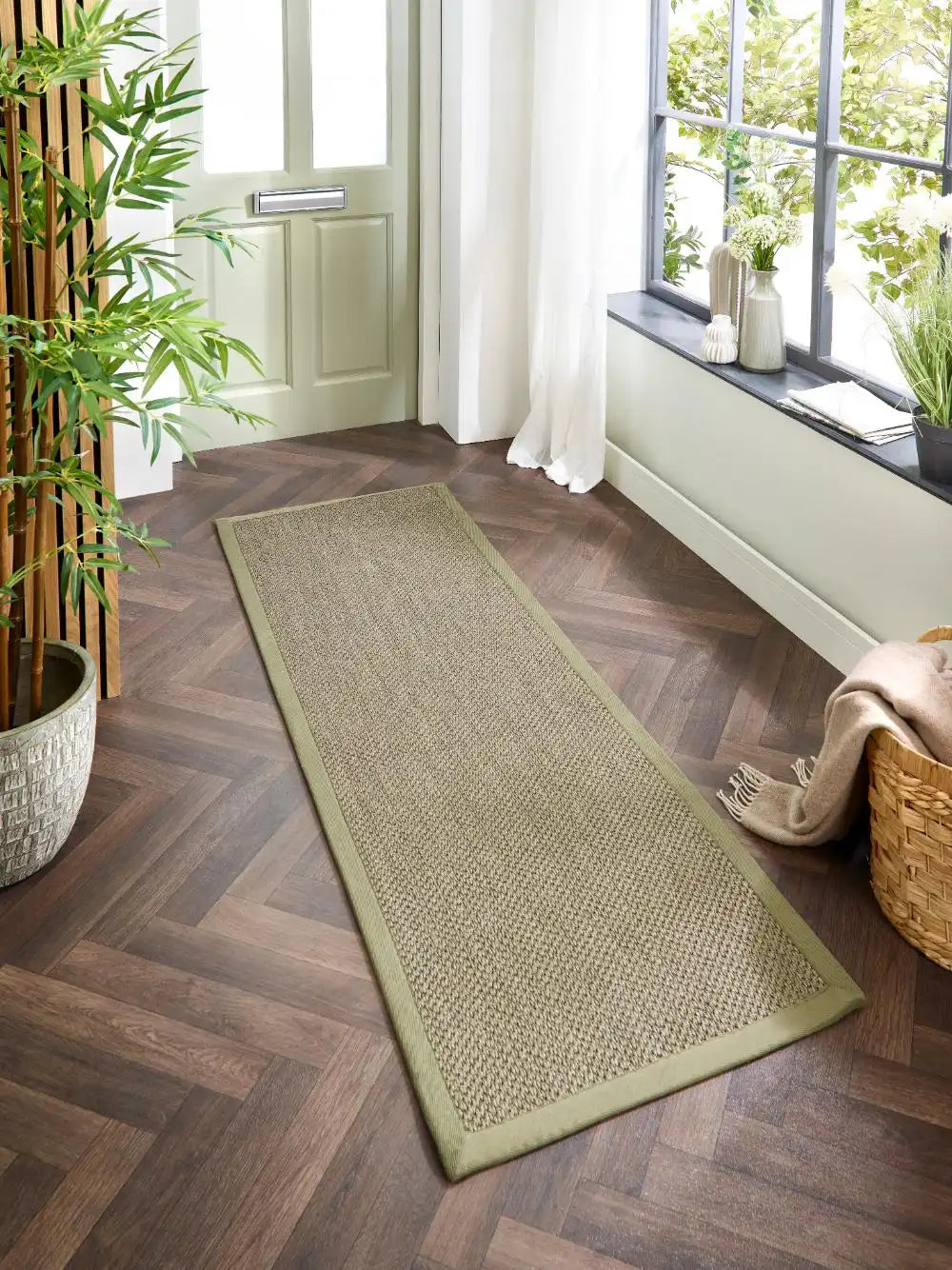 Origins Sisal Sage Green with Sage Green Border Rugs - Buy Sage Green with Sage Green Border ...