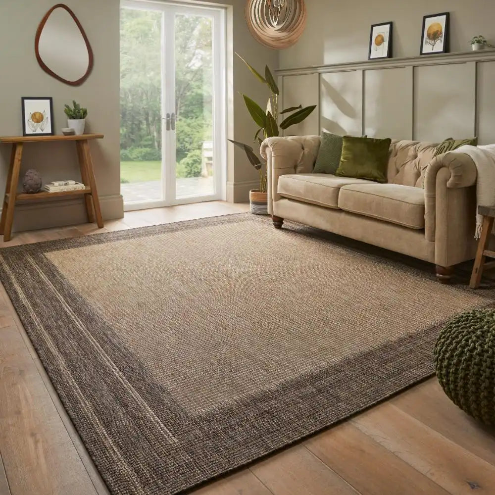 SUMAC Indoor Outdoor SUM102 Beige Brown Rugs - Buy SUM102 Beige Brown ...