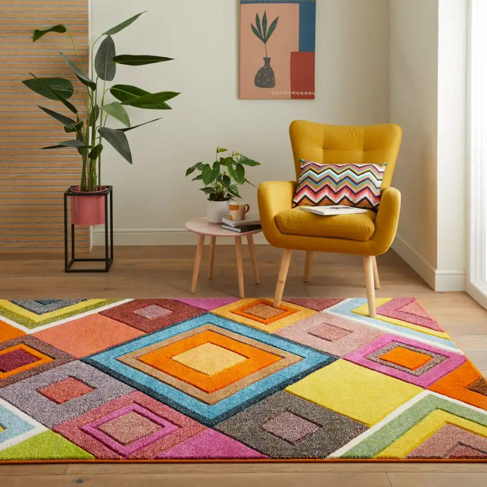 Viva VIV104 Multicoloured Rug — RugsDirect Online